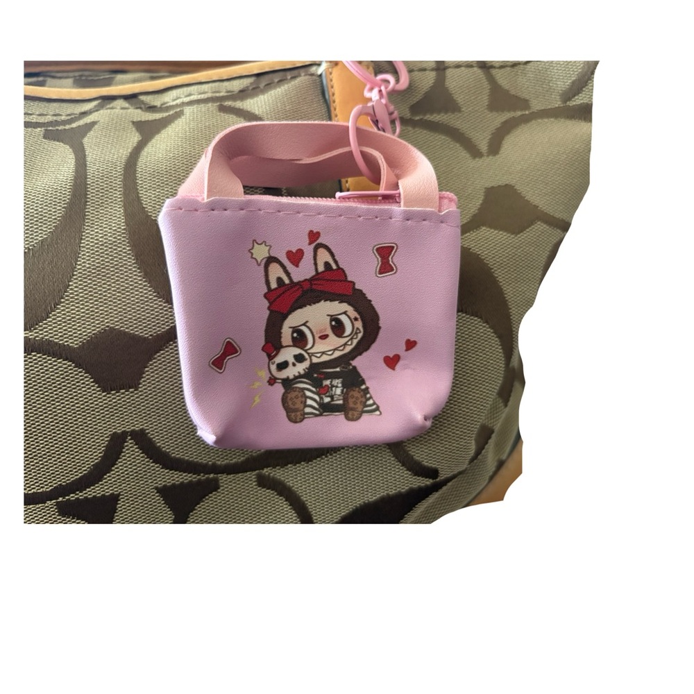 Labubu bag charm/coin pouch - Gem